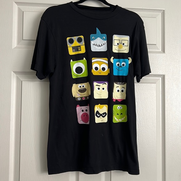 Disney | Tops | Pixar Disney Boxed Lunch Character Shirt | Poshmark